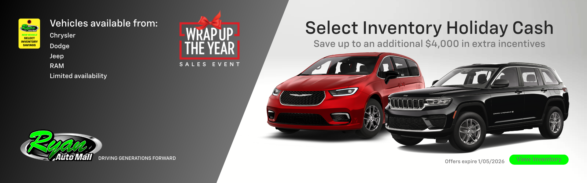 Ryan Auto Mall | New & Used Cars in Buffalo & Monticello, MN